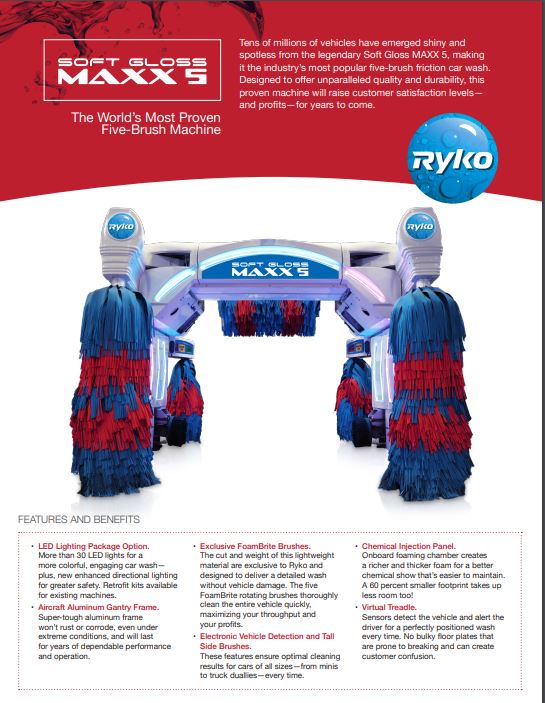 Friction Car Wash | SoftGloss MAXX | Ryko Solutions